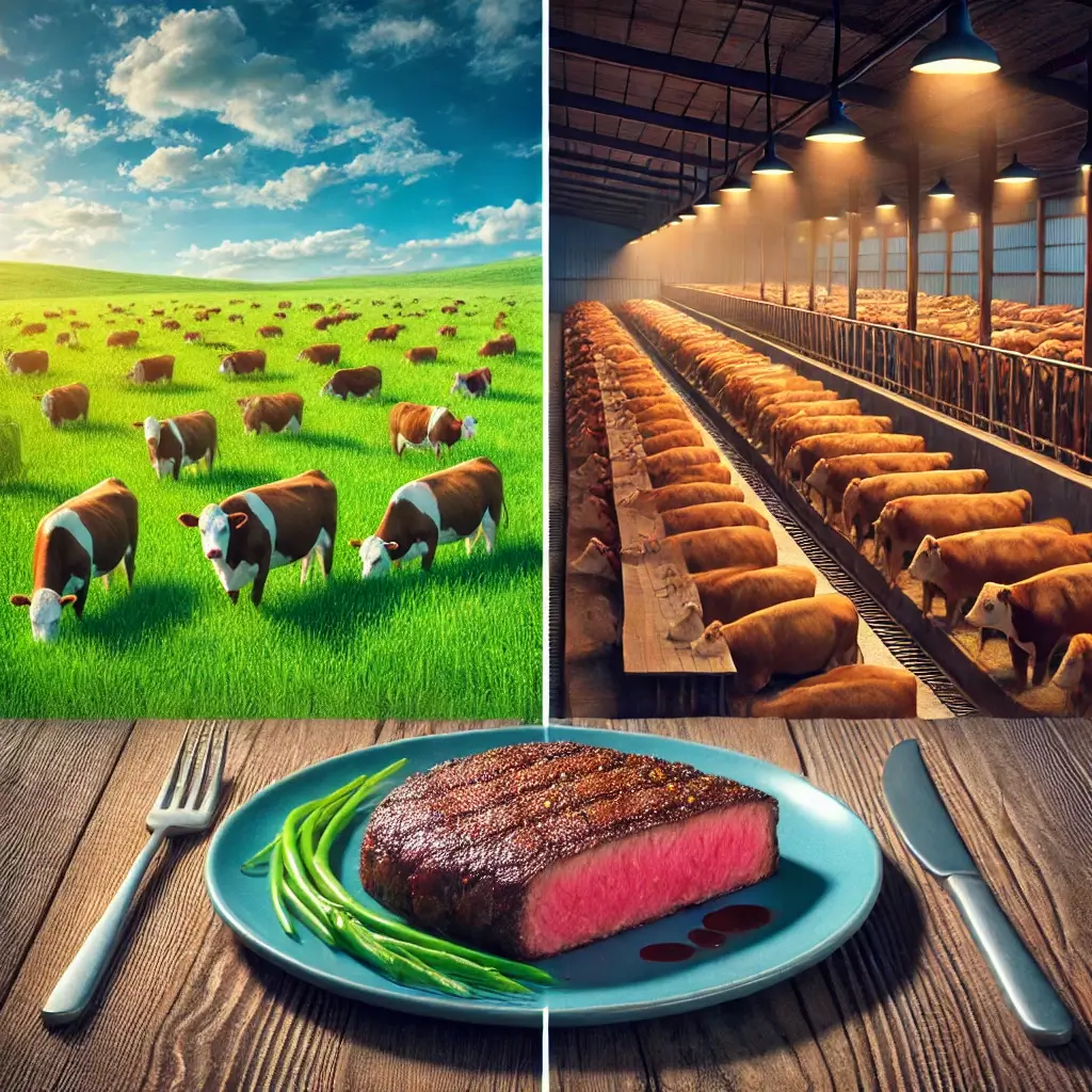 Why Grass-Fed Beef is Superior to Grain-Fed Beef
